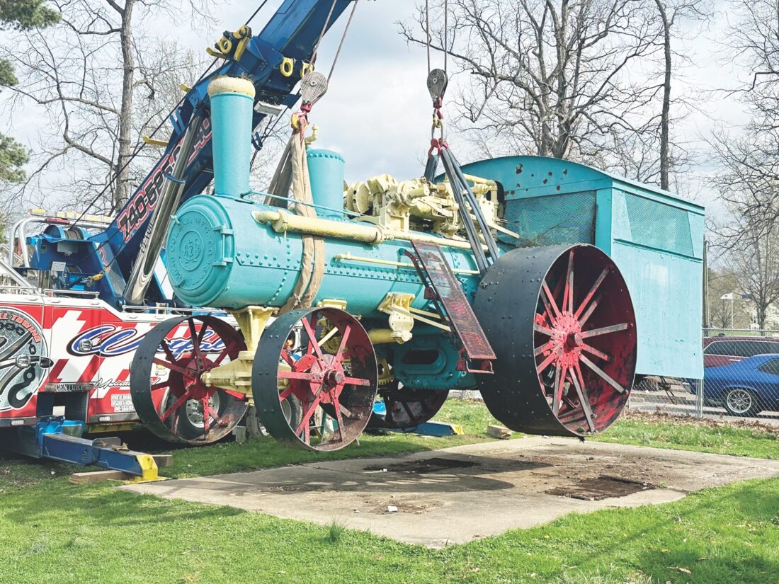 Tractor in City Park taken for restoration, repainting | News, Sports ...